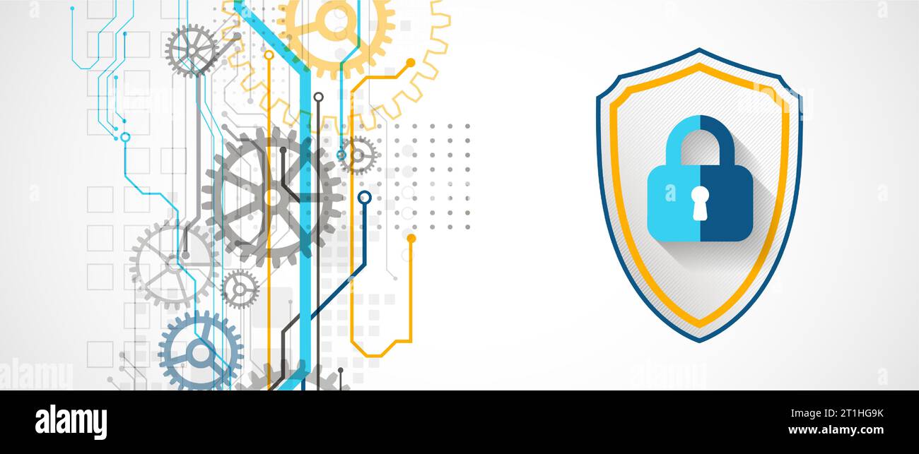 Protection concept. Protect mechanism, system privacy Stock Vector ...