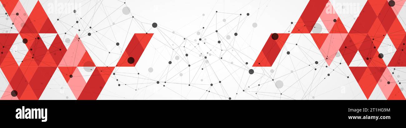 Template for science and technology presentation. Plexus style ...