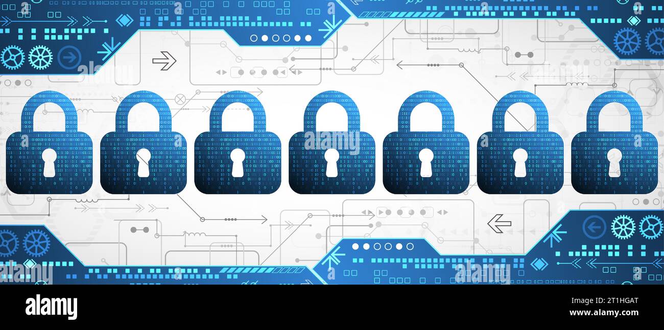 Security guard digital technology concept Stock Vector Images - Alamy