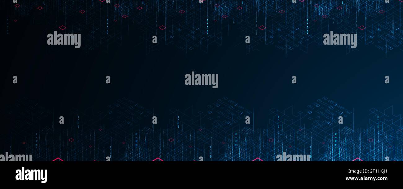 Vector illustration. Digital technology and engineering background ...