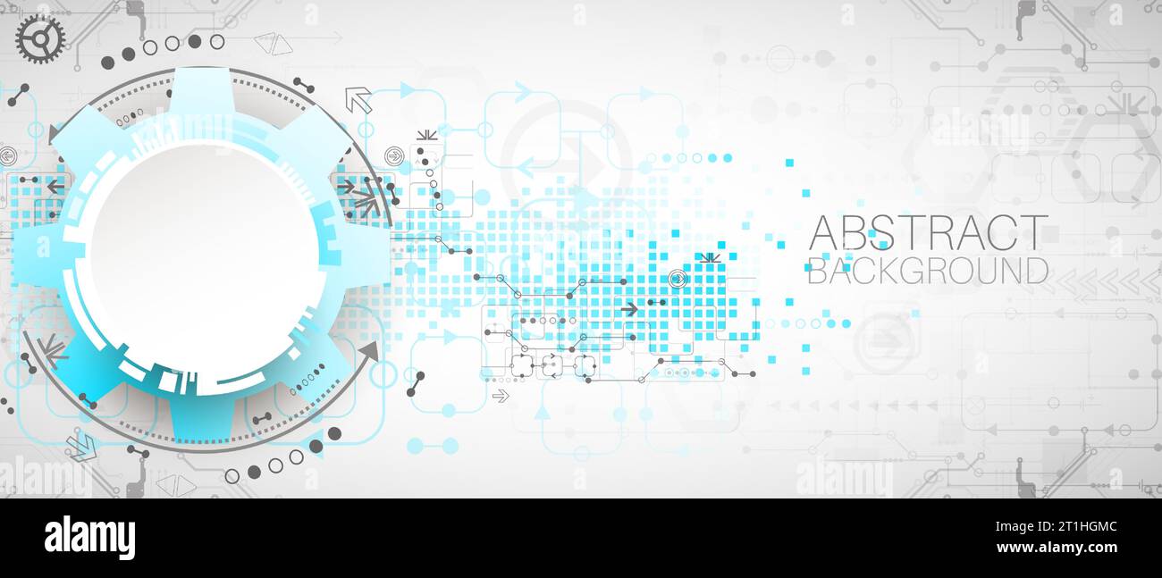 Modern futuristic, engineering, science, technology vector background ...