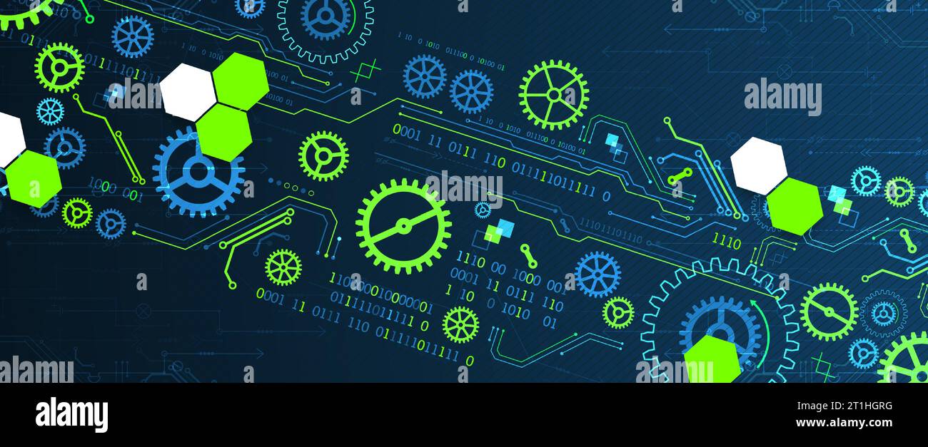 Abstract technology concept. Computer code background. Vector ...