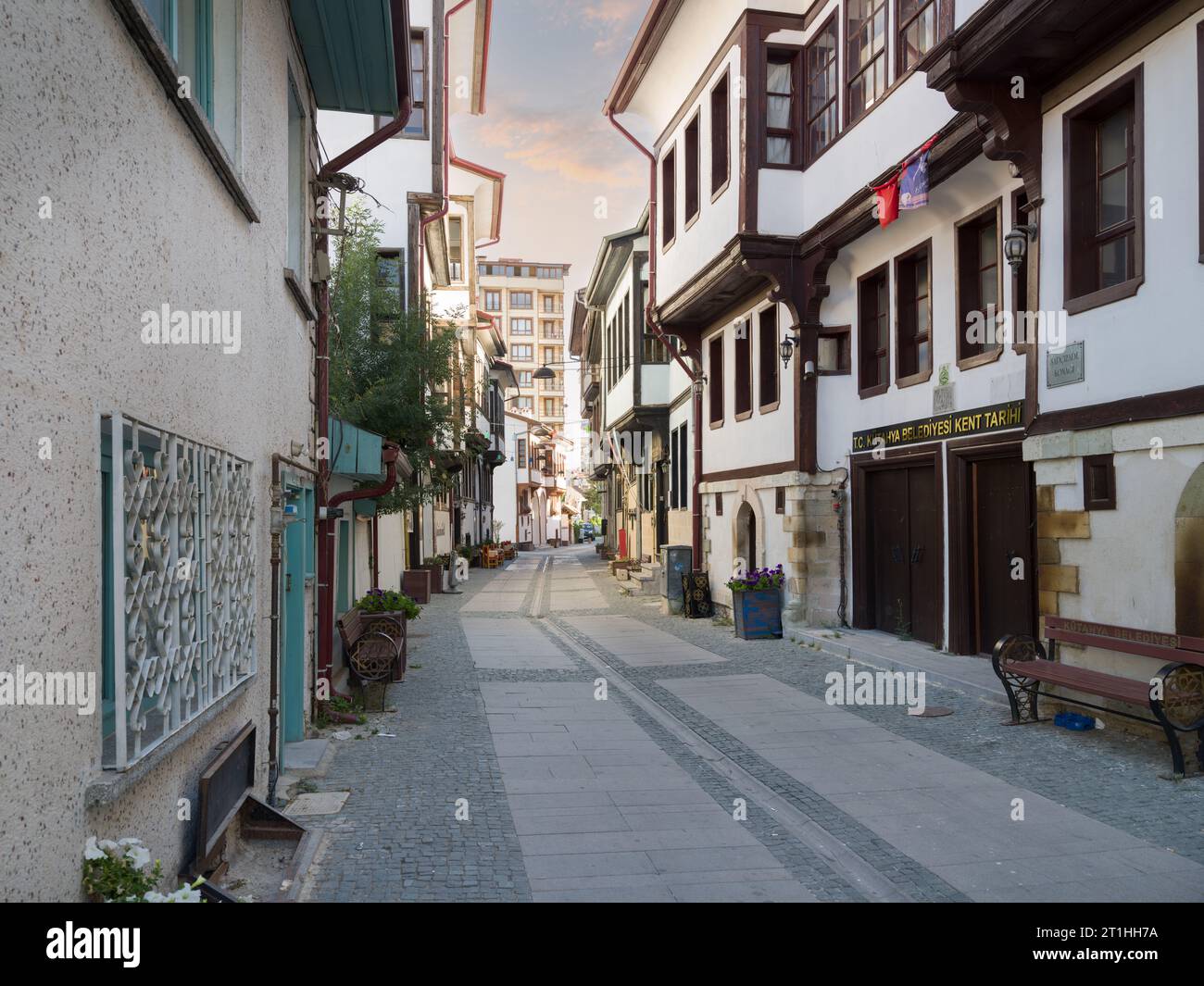 Kütahya, Turkey. 25 September 2023. Germiyan mansions. Germiyan culture ...