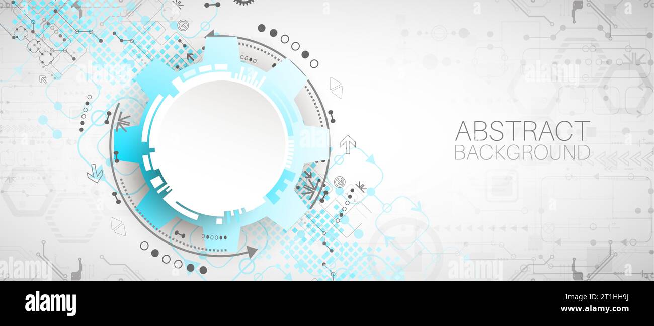 Modern futuristic, engineering, science, technology vector background ...