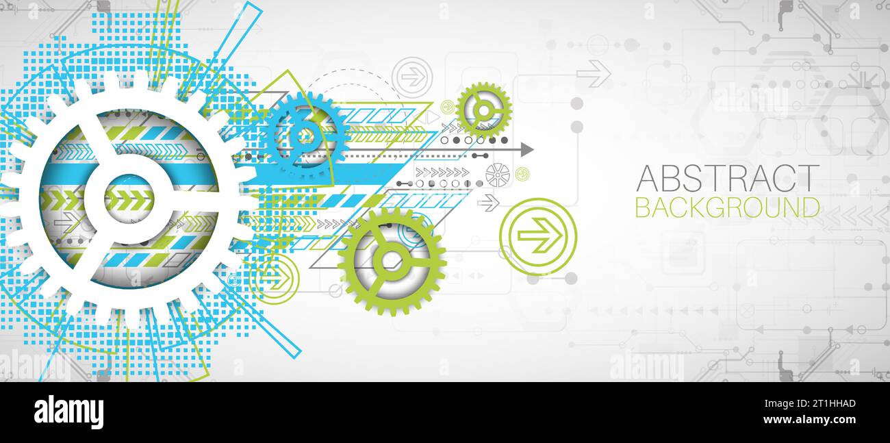 Modern futuristic, engineering, science, technology vector background ...