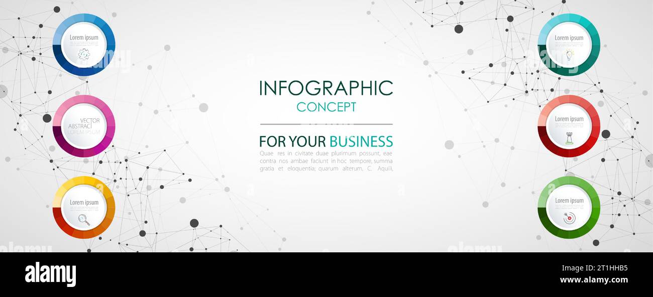 Vector infographic template. Business concept with options Stock Vector Image & Art - Alamy