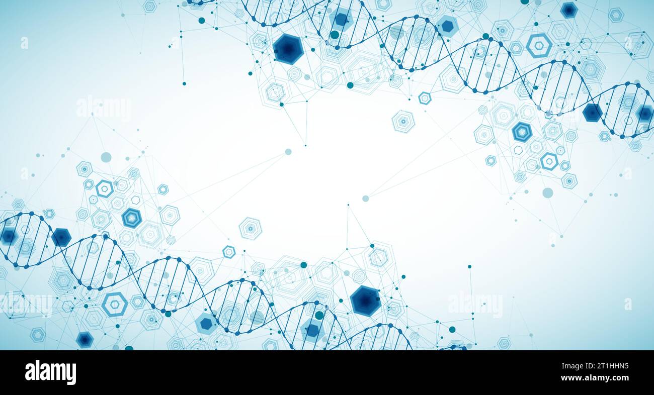 Abstract blue hexagon futuristic background for design works. Science ...