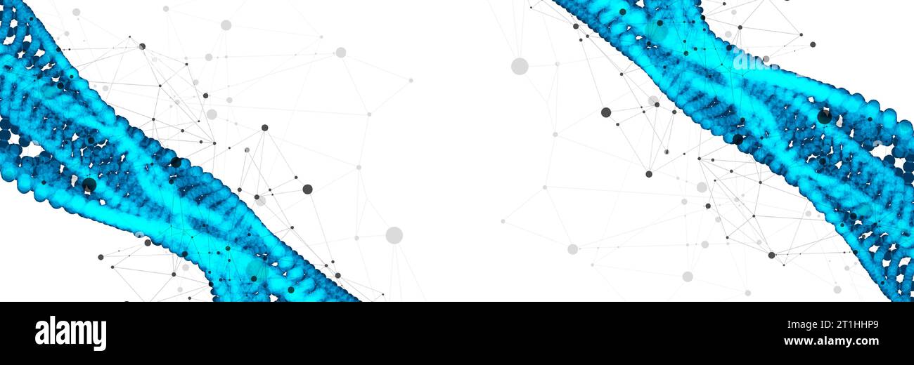 Abstract Vector Background Particles Dynamic Flow With Plexus Effect Stock Vector Image And Art