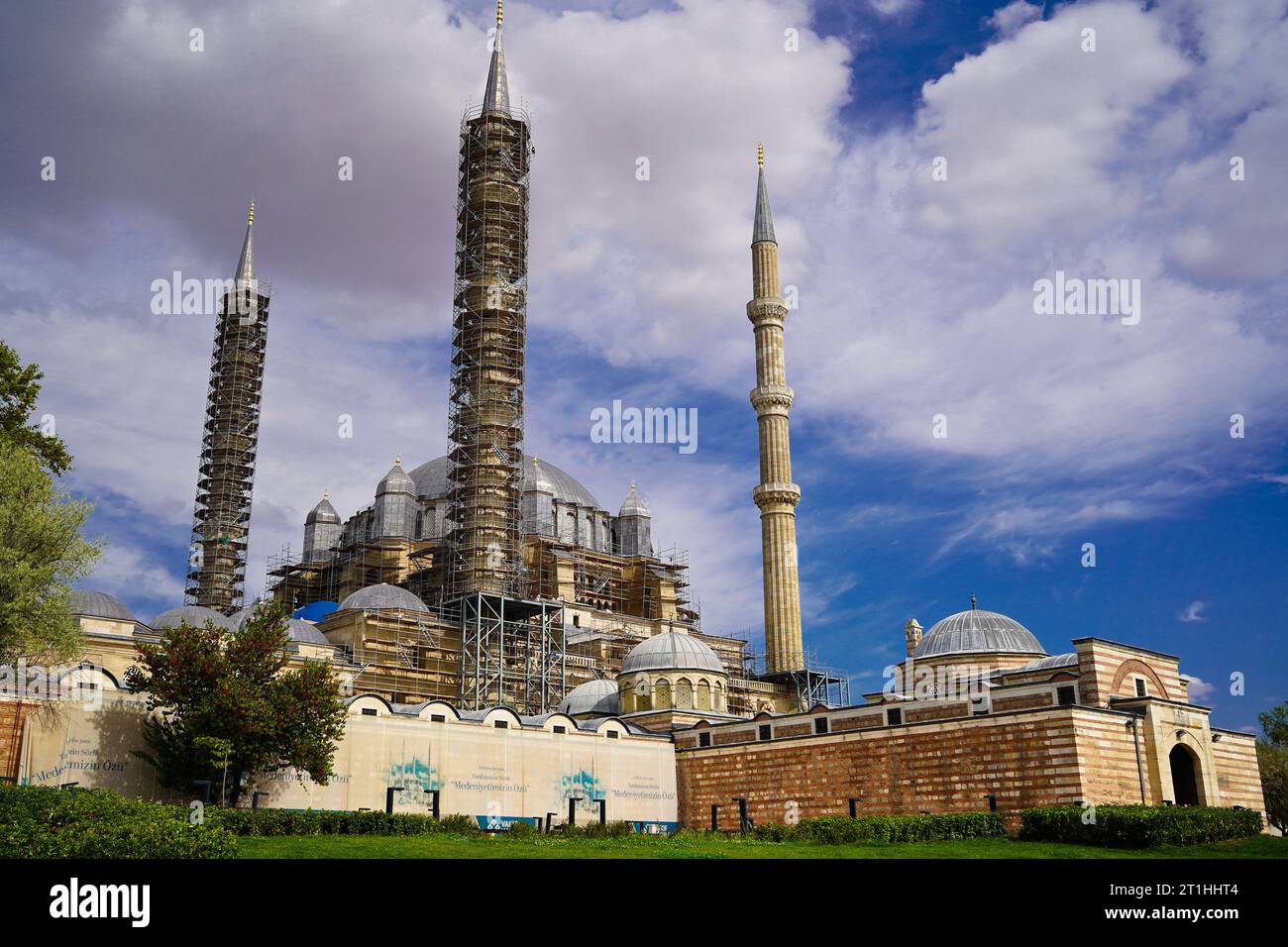Magnificent Selimiye Mosque in Edirne, built by Mimar Sinan in 1575, is ...