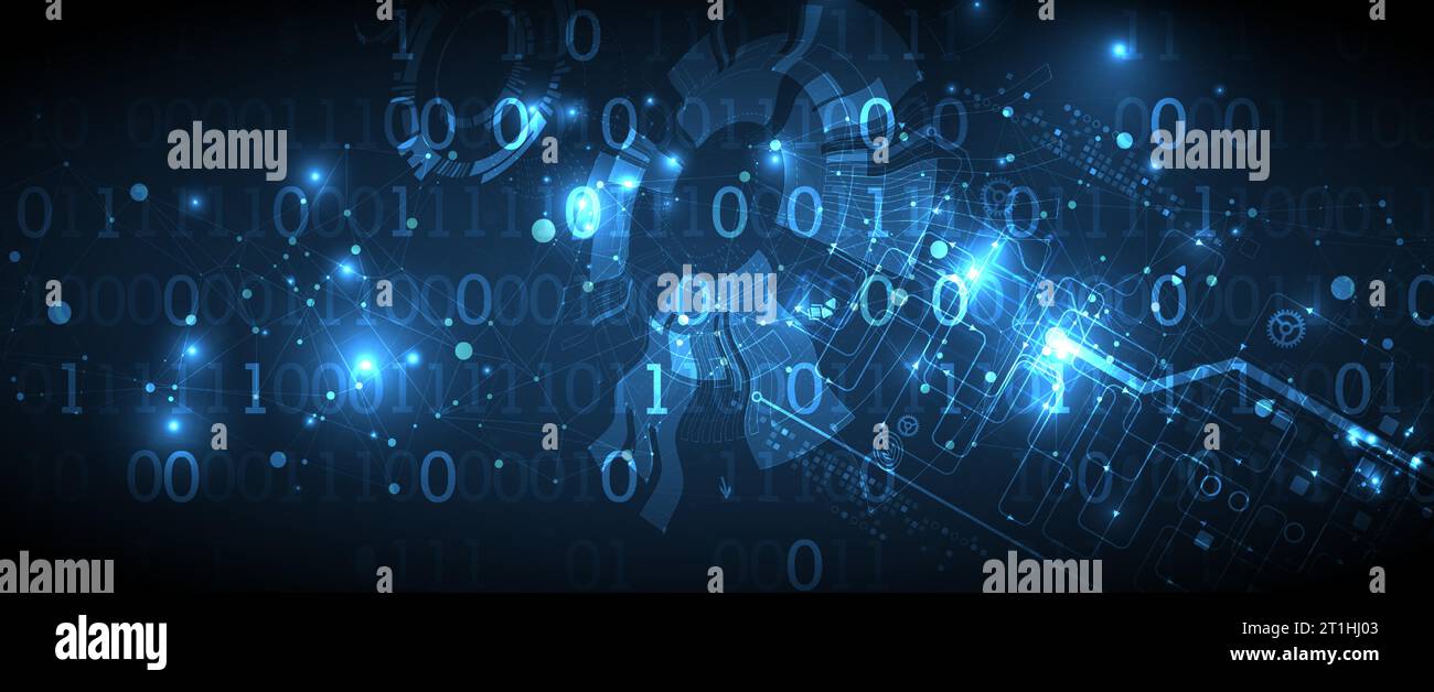 Abstract glowing technology background. Communication concept. Template ...