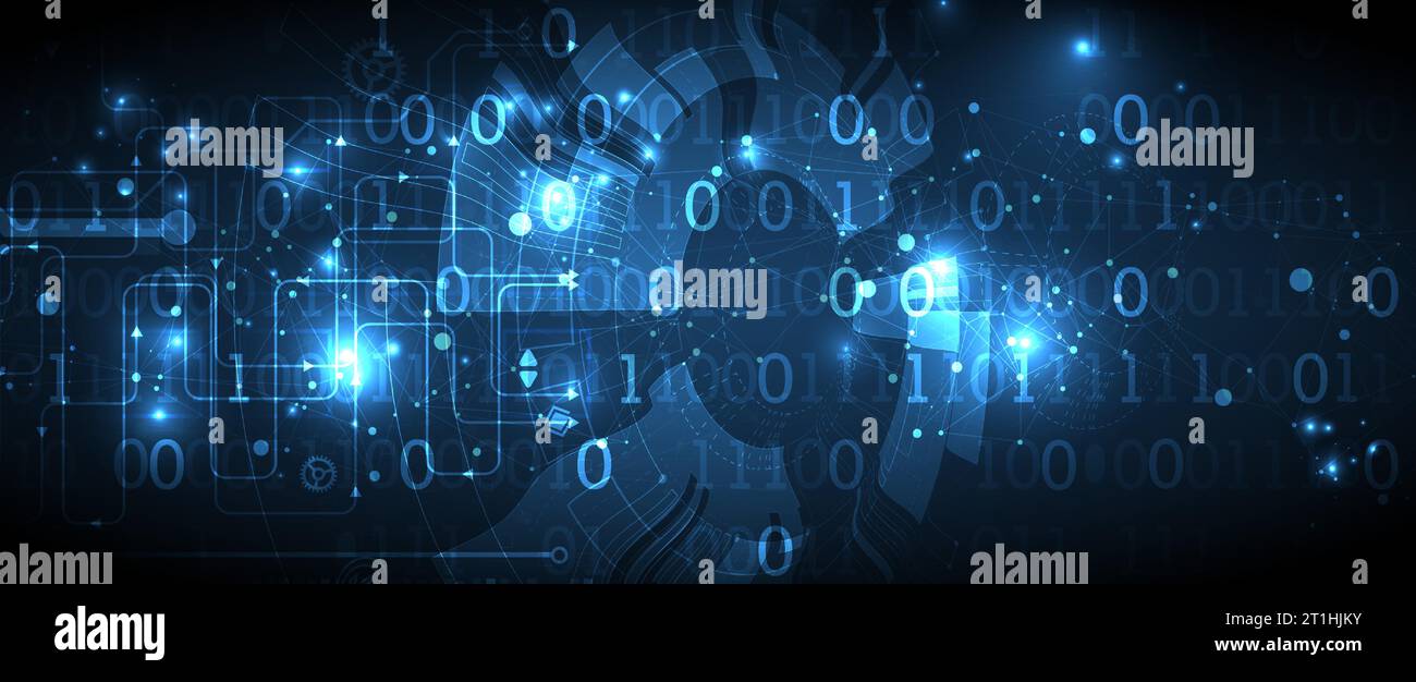 Abstract glowing technology background. Communication concept. Template ...