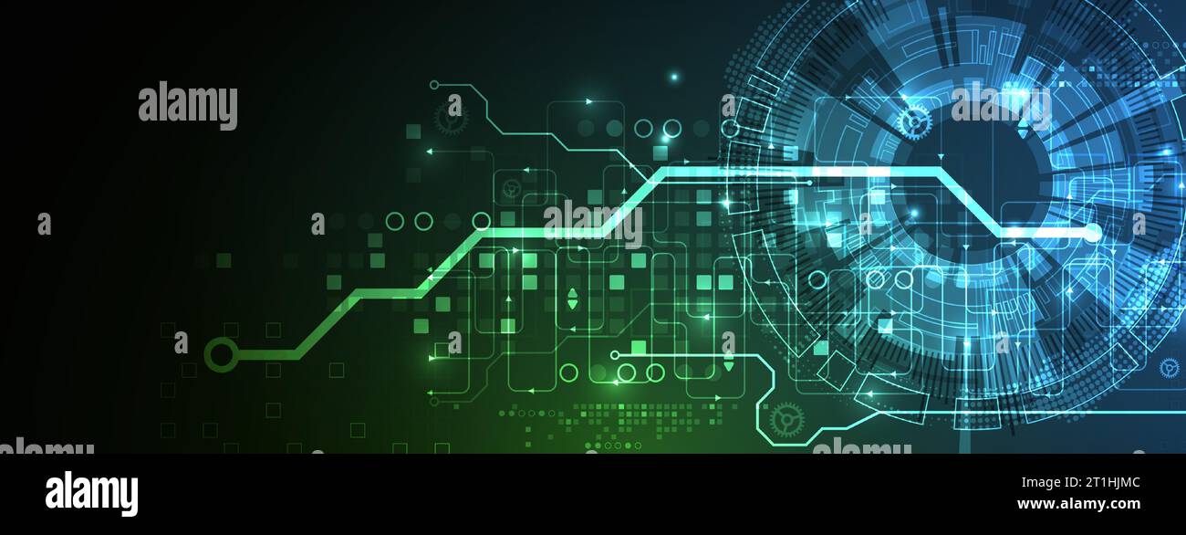 Abstract glowing technology background. Communication concept. Template ...