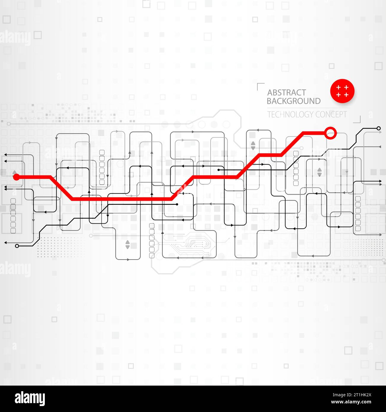 Abstract technology concept. Circuit board, high computer background ...