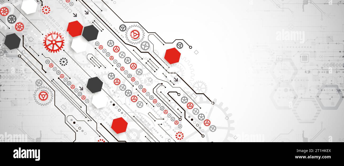 Modern futuristic, engineering, science, technology vector background ...