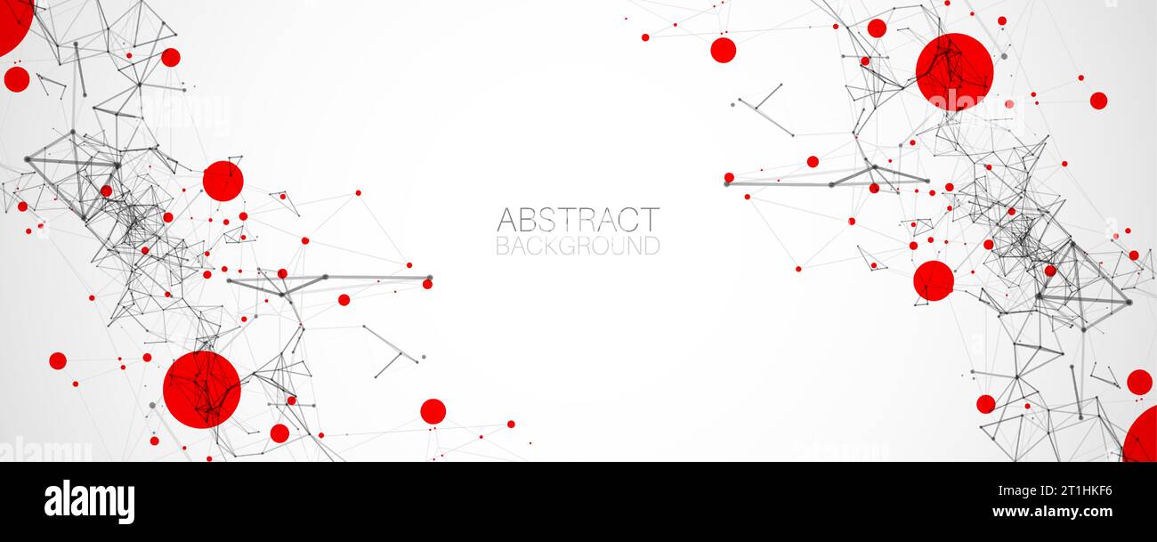 Template for science and technology presentation. Plexus style ...