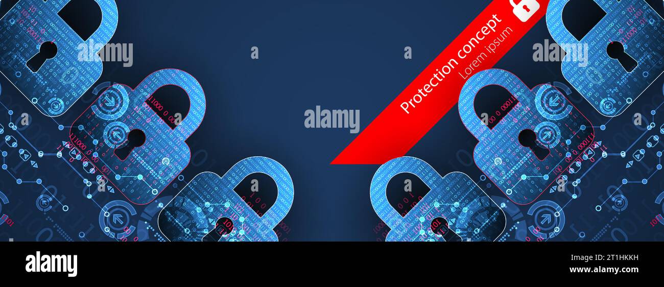 Personal data security Illustrates cyber data or information privacy ...