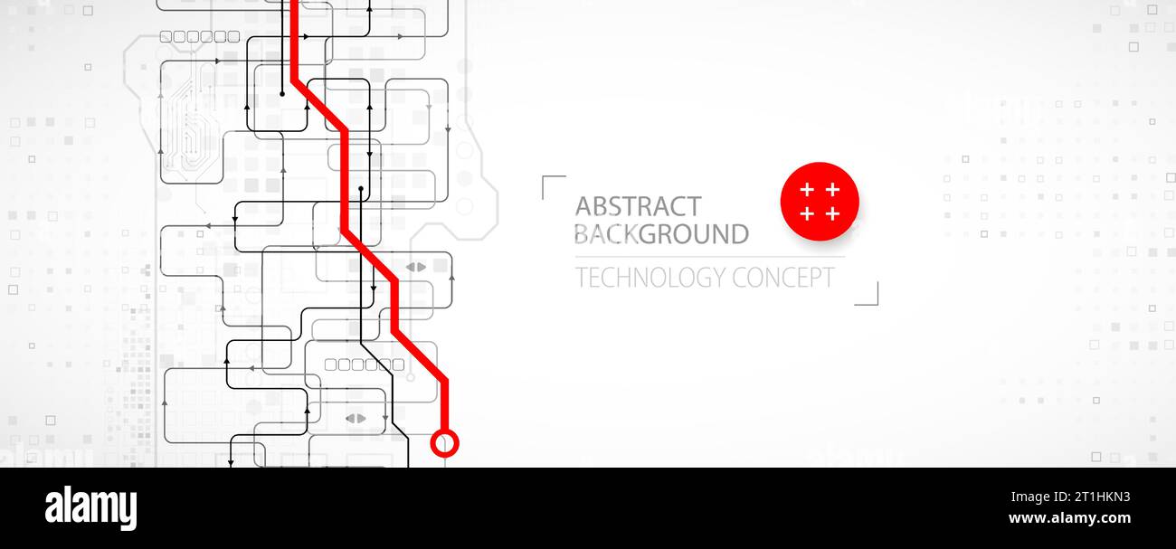 Abstract technology concept. Circuit board, high computer background ...