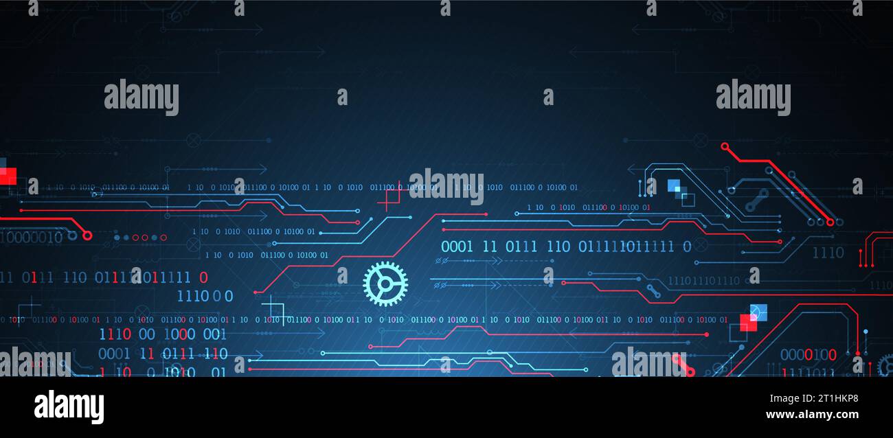 Abstract technology concept. Computer code background. Vector illustration Stock Vector Image ...