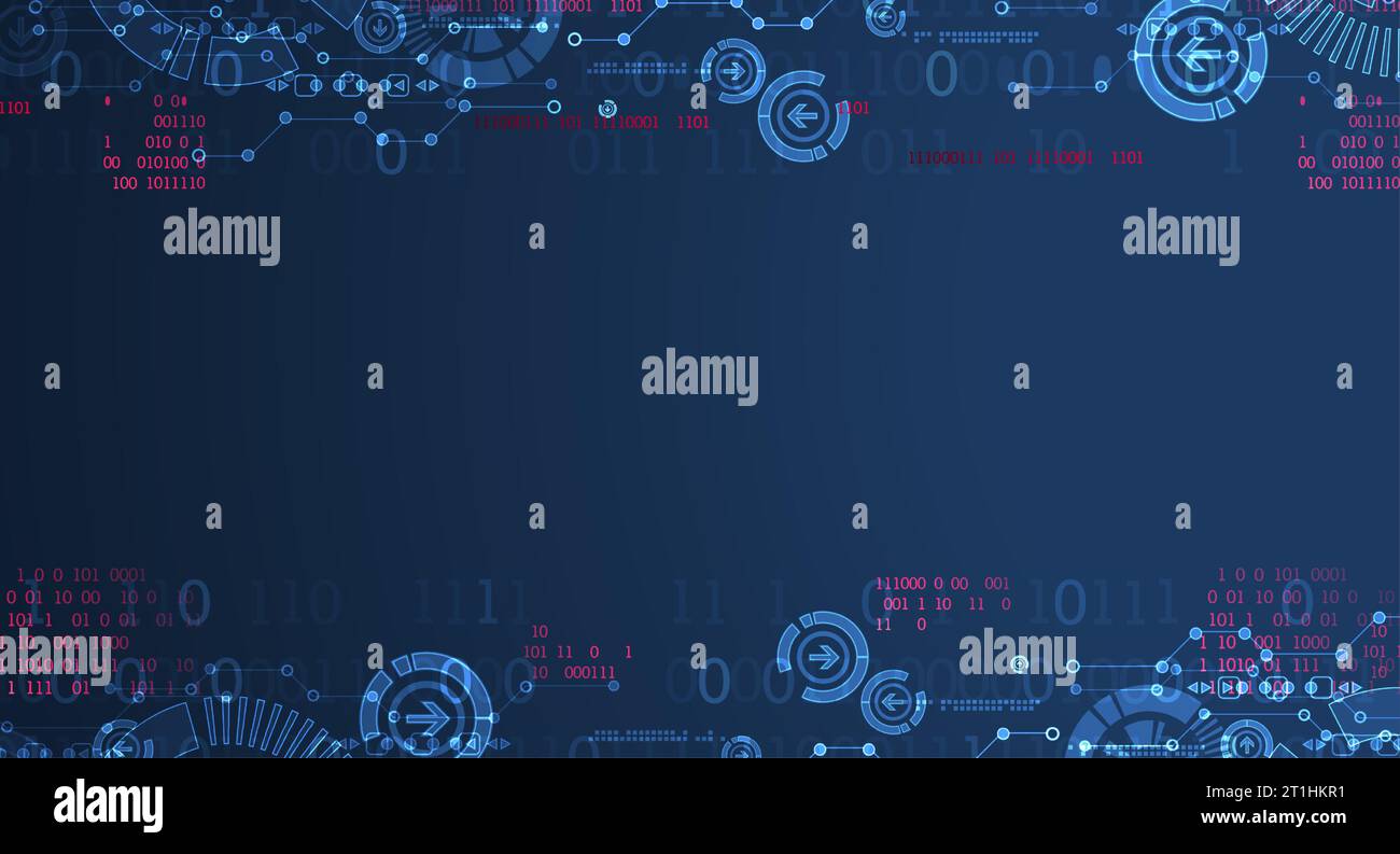 Abstract technology concept. Circuit board, high computer color background. Vector illustration ...