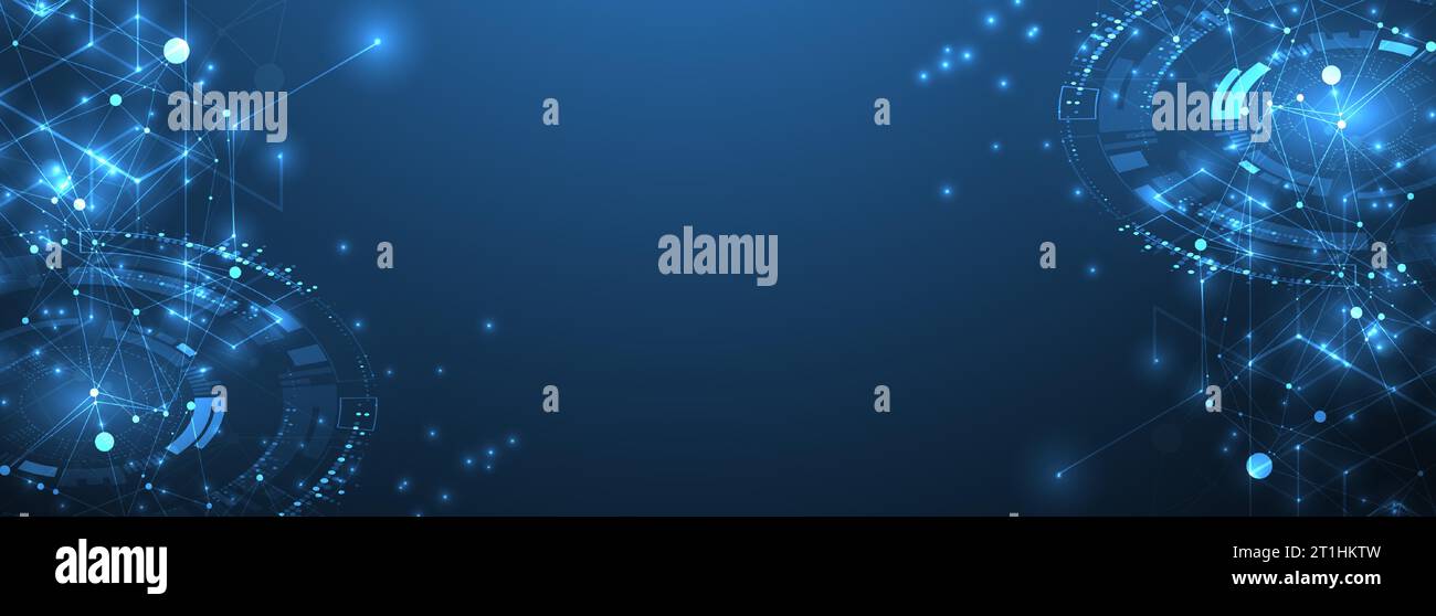 Abstract technology background. Hi-tech communication concept futuristic digital innovation ...