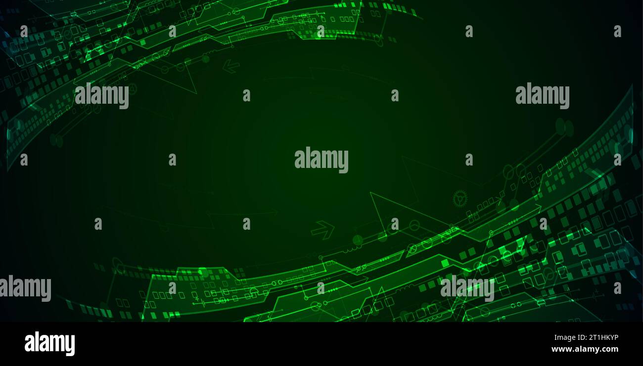 Vector illustration, Hi-tech digital technology and engineering ...