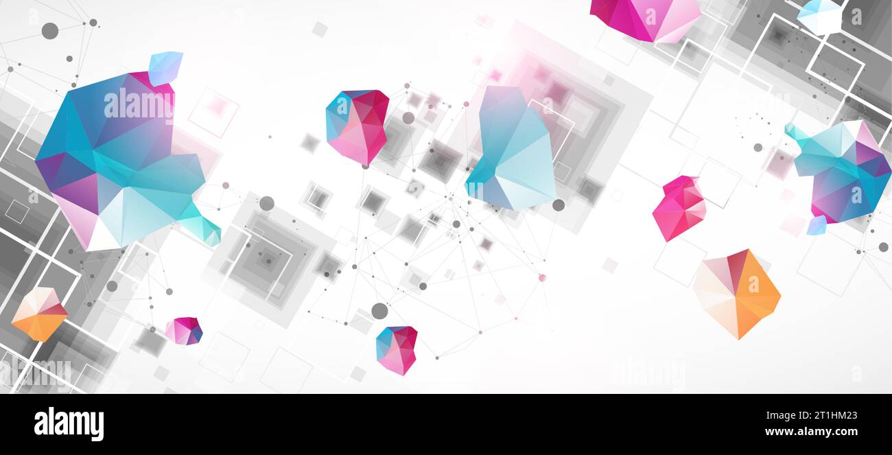 Abstract motion digital plexus polygon hi-res stock photography and ...