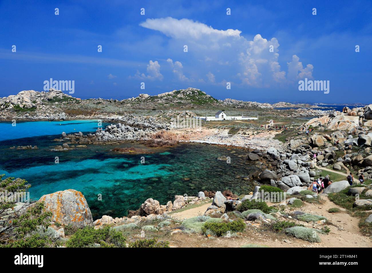 The Lavezzi Islands archipelago located in the mouths of Bonifacio ...