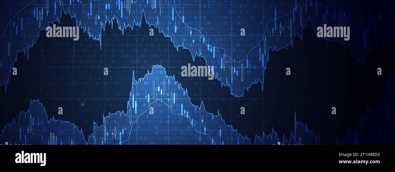 Financial trade concept. Stock market and exchange. Candle stick graph chart Stock Vector Image ...