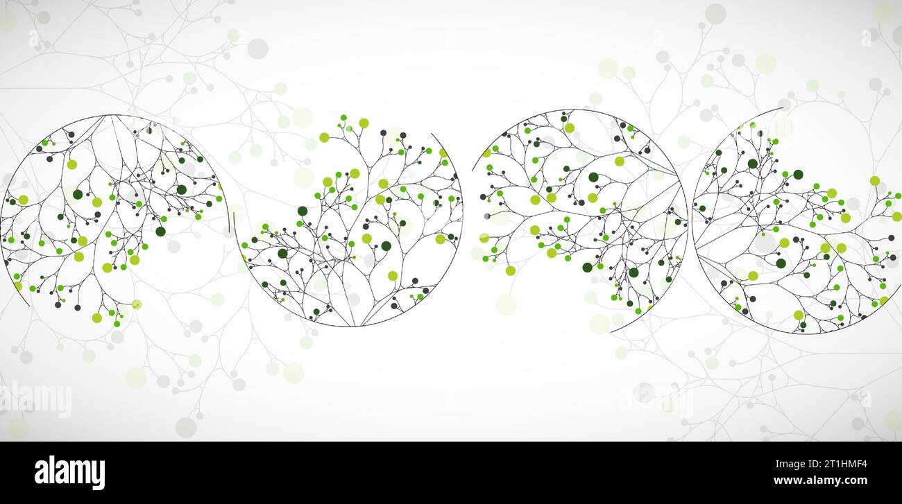 Abstract circle tree vector. Ecology creative background Stock Vector Image & Art - Alamy