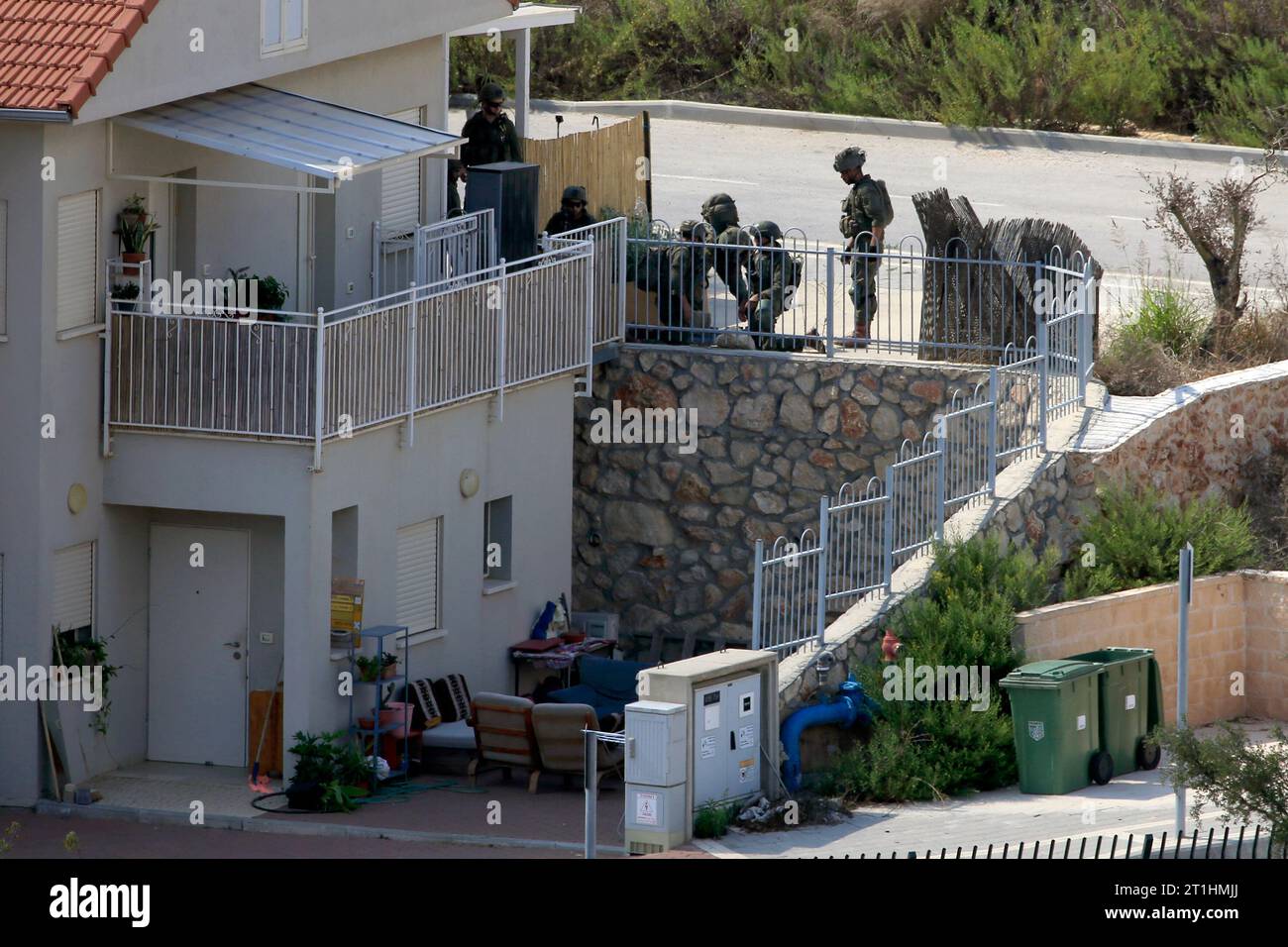 Khiam. 13th Oct, 2023. This photo taken on Oct. 13, 2023 from the ...