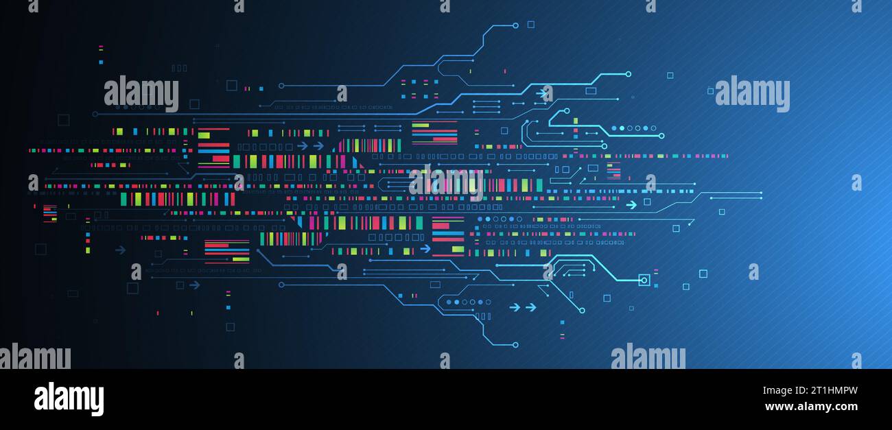 Modern futuristic, engineering, science, technology vector background ...