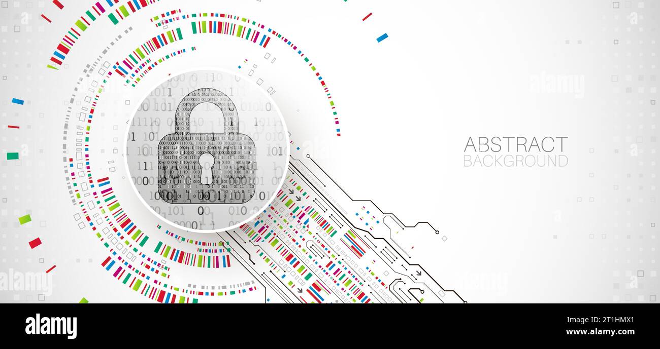 Protection background. Technology security, encode and decrypt Stock ...