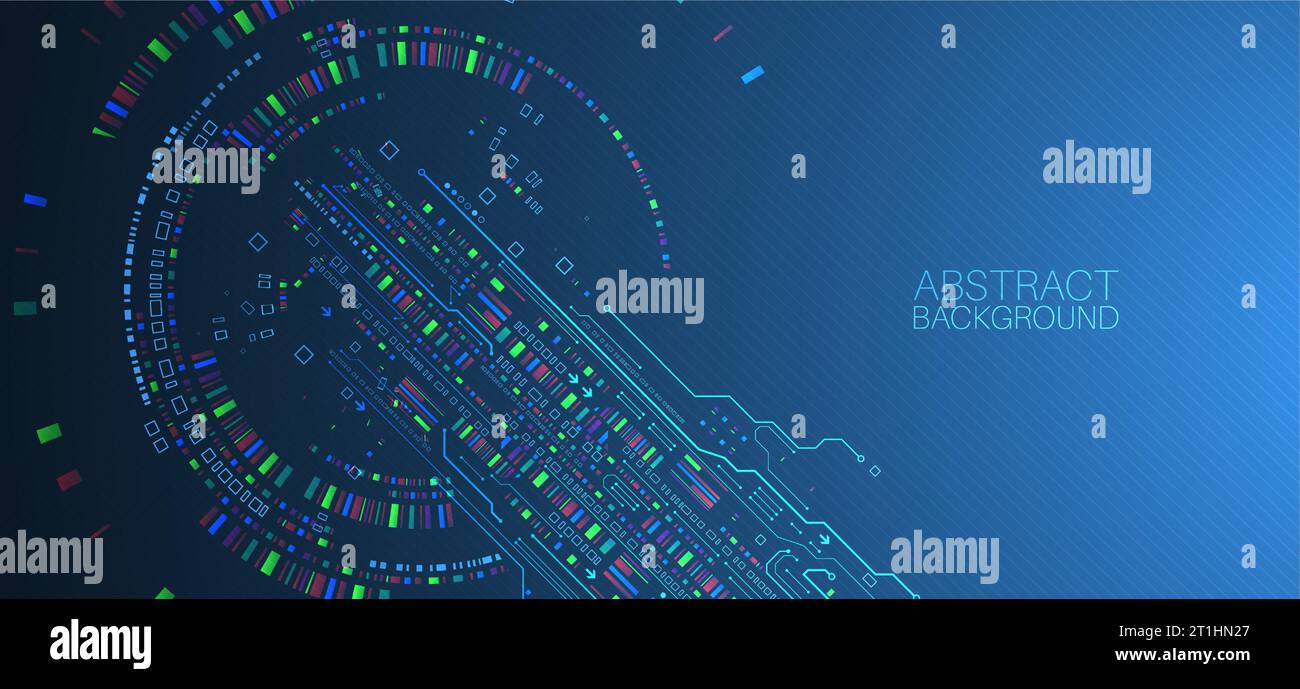 Modern futuristic, engineering, science, technology vector background ...