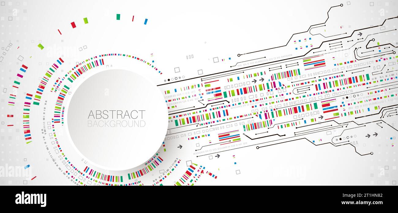 Modern futuristic, engineering, science, technology vector background ...
