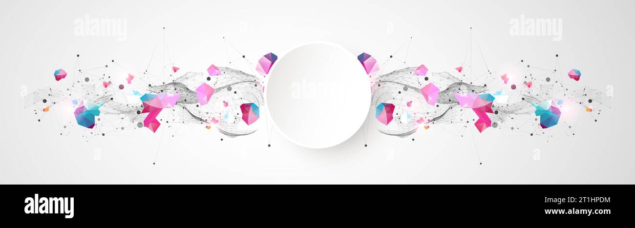 Abstract plexus geometry data background Stock Vector Images - Alamy
