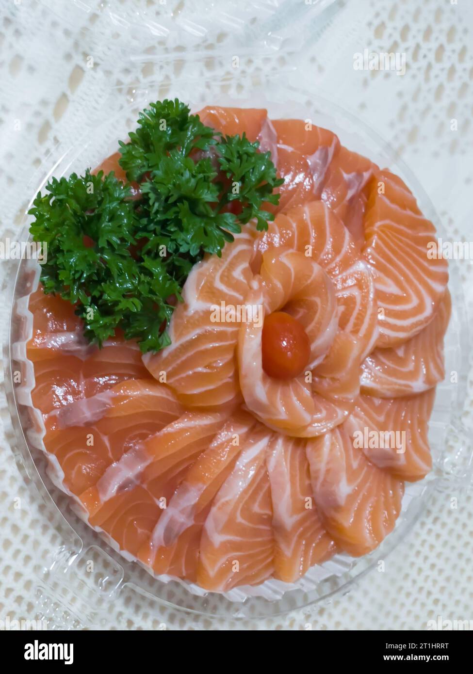 Fresh salmon sasimi set hi-res stock photography and images - Alamy