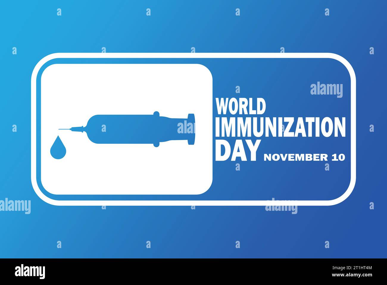 World Immunization Day Vector illustration. November 10. Holiday ...