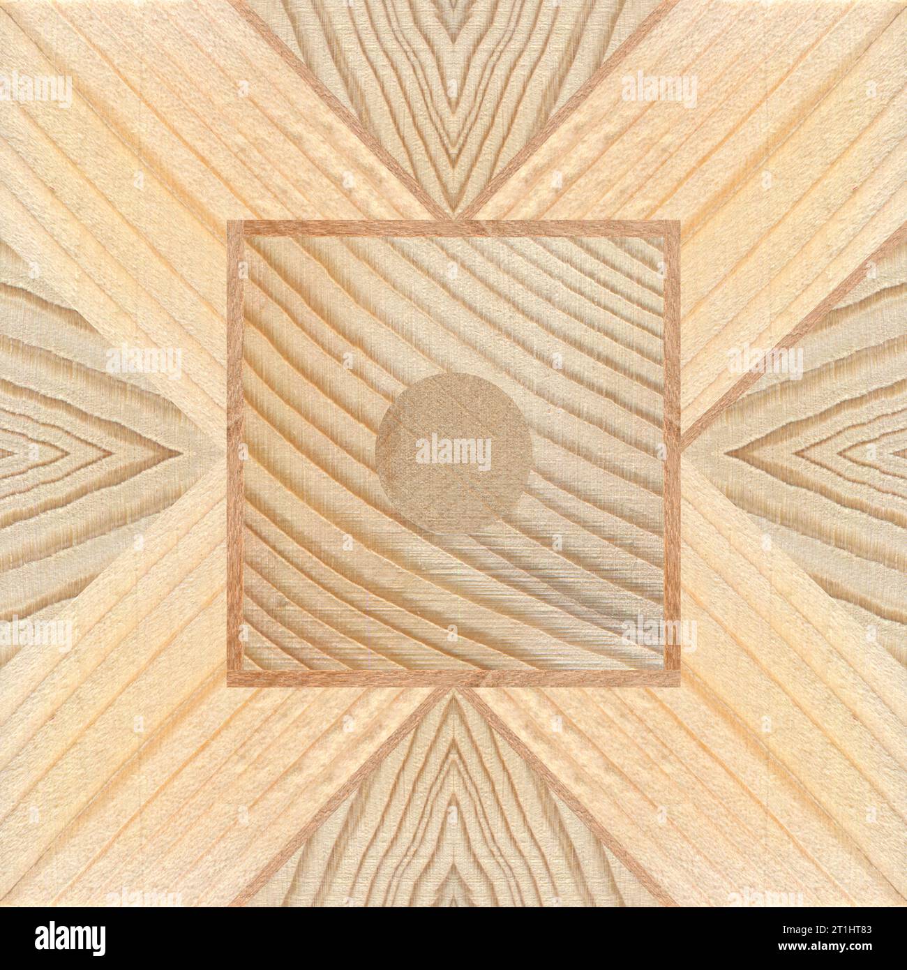 Wooden marquetry, patterns created from the combination of different ...