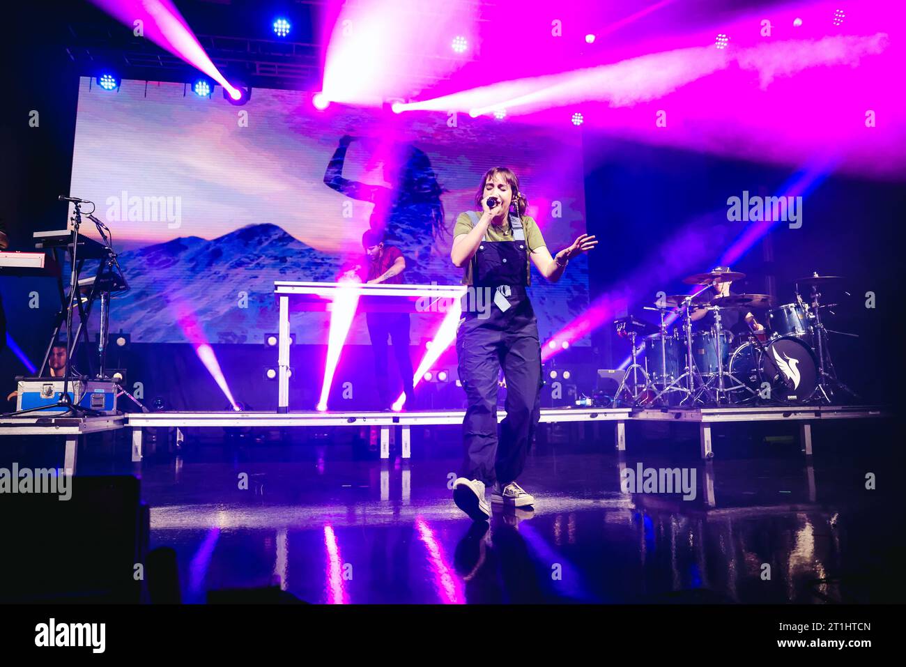 Milan, Italy. 13th Oct, 2023. Annika Wells performs live at Fabrique on ...