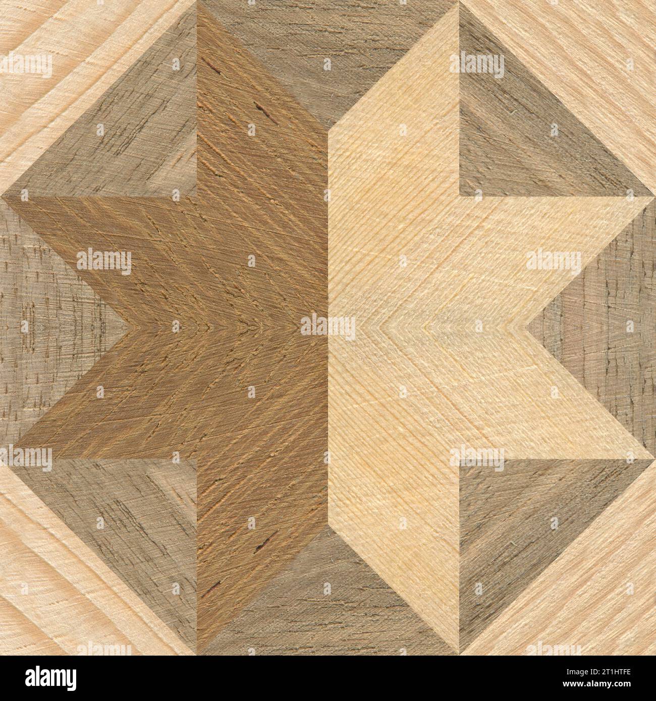 Wooden marquetry, patterns created from the combination of different ...