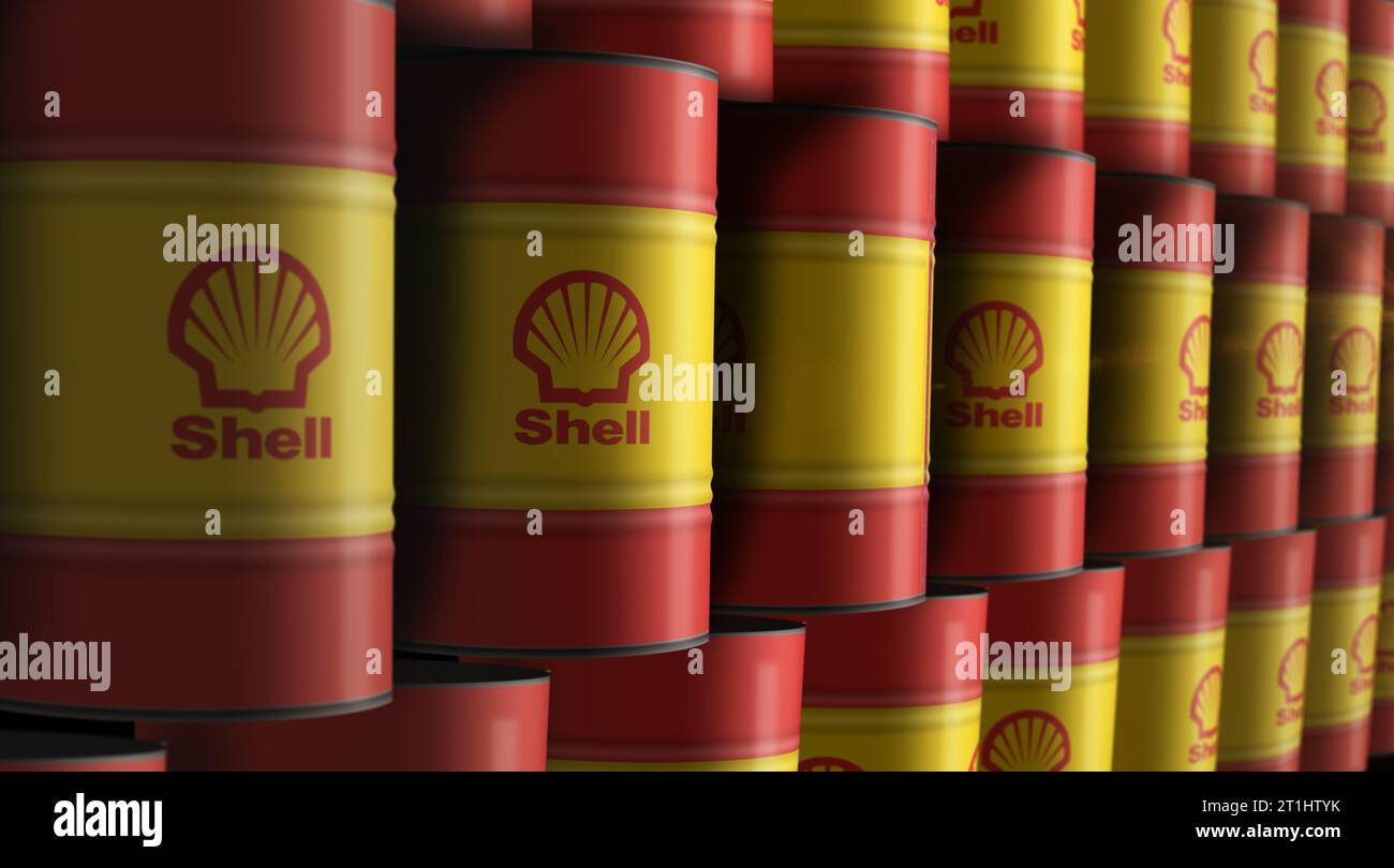 Shell Oil Drum