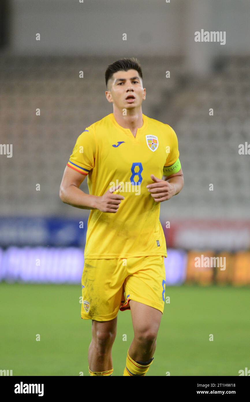 Alexandru Musi captain of Romania U20 Football Team during game Romania U20 vs England U20,12.10 ...