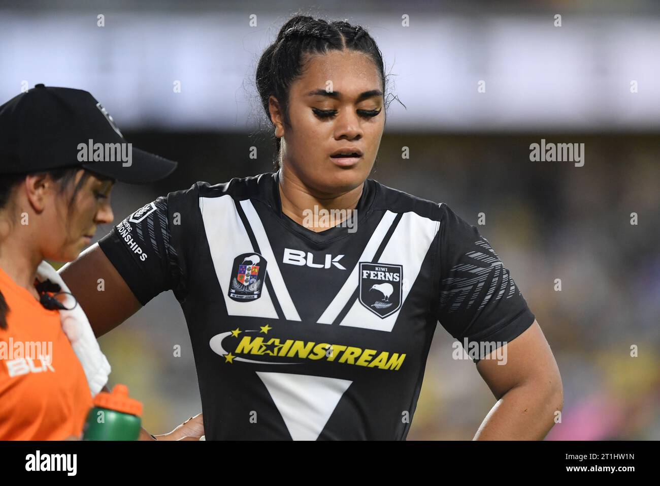 Townsville, Australia. 14th Oct, 2023. Otesa Pule of New Zealand during ...