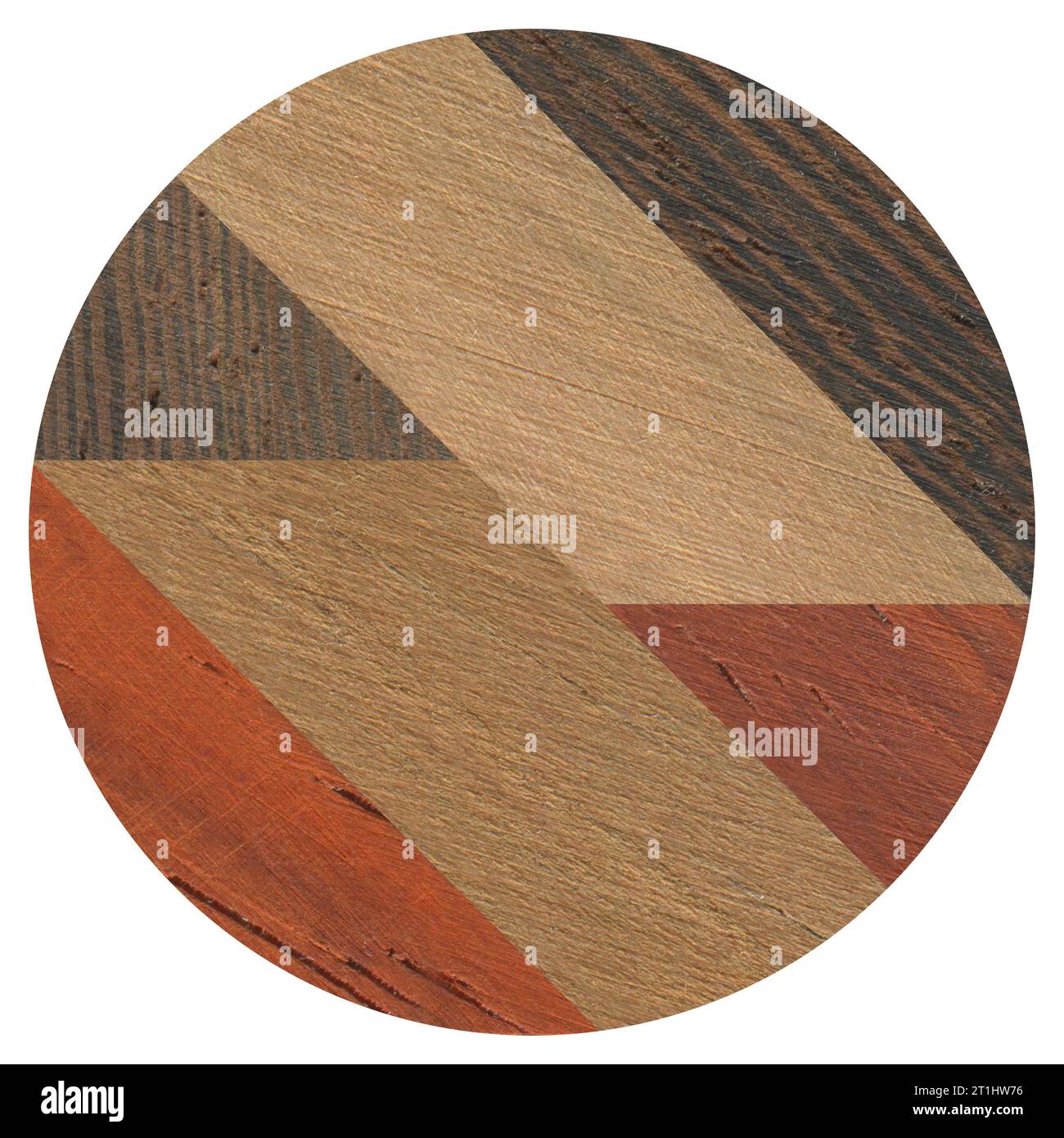 Wooden marquetry, patterns created from the combination of different ...