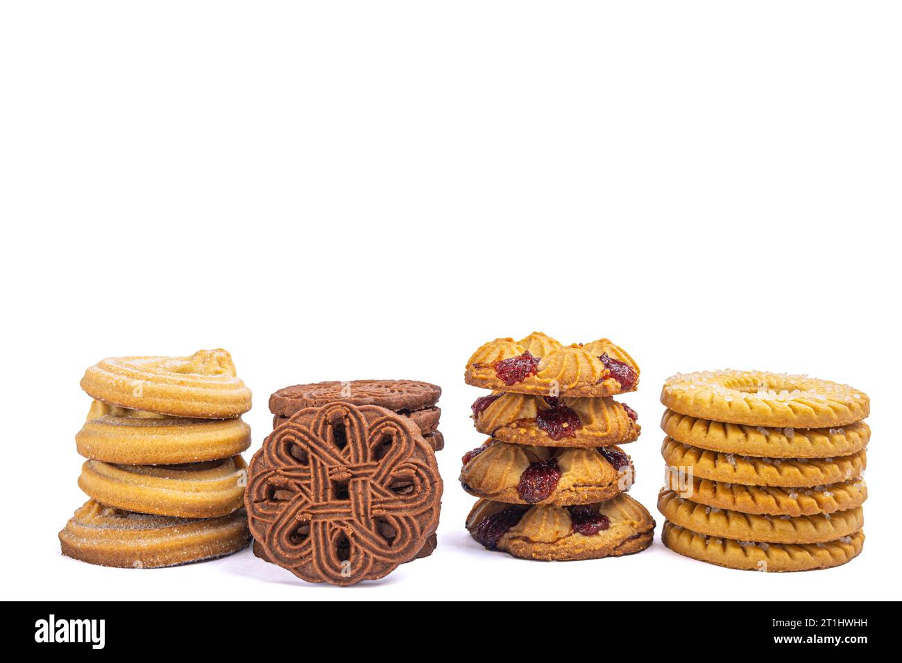 Heap oatmeal cookies on Cut Out Stock Images & Pictures - Alamy