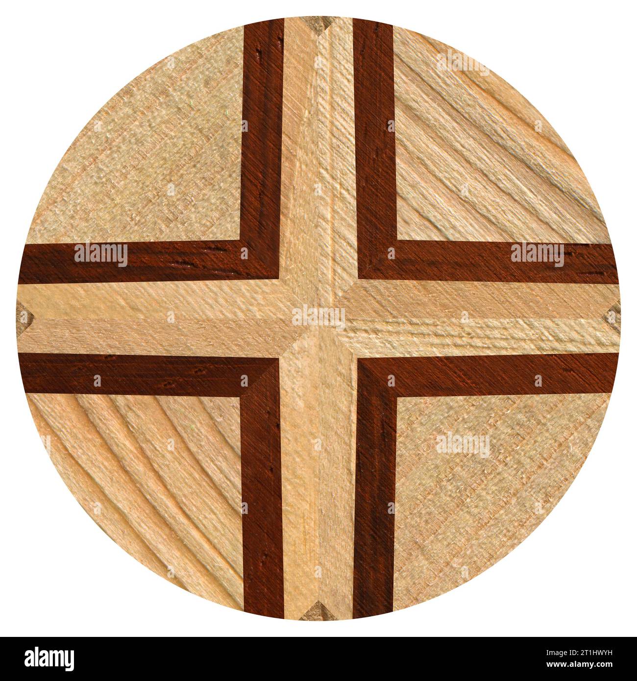 Wooden marquetry, patterns created from the combination of different ...