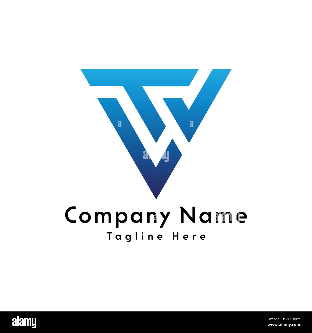 Tv letter Stock Vector Images - Alamy