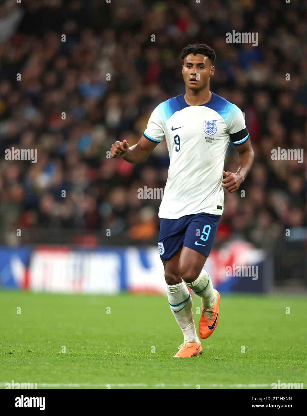 London, UK. 13th Oct, 2023. Ollie Watkins (E) at the England v ...