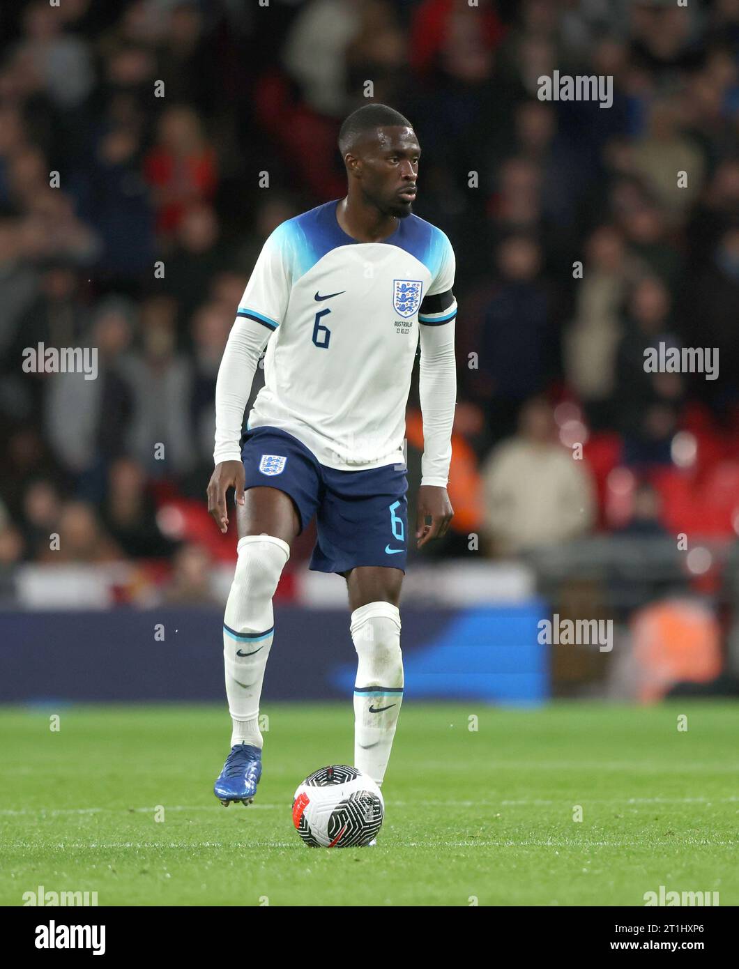 London, UK. 13th Oct, 2023. Fikayo Tomori (E) at the England v ...