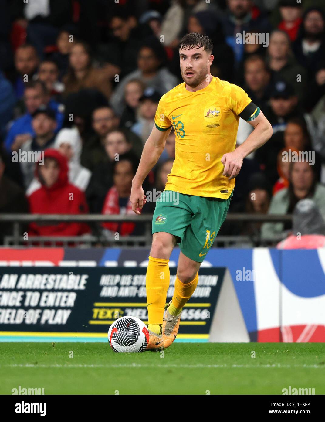 London, UK. 13th Oct, 2023. Connor Metcalfe (A) at the England v ...